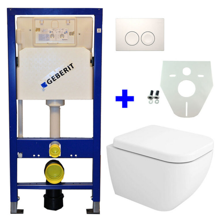 Geberit UP 100 Sky wc+zitt.+ Delta 25 wit 324915 - Badkamerkoning